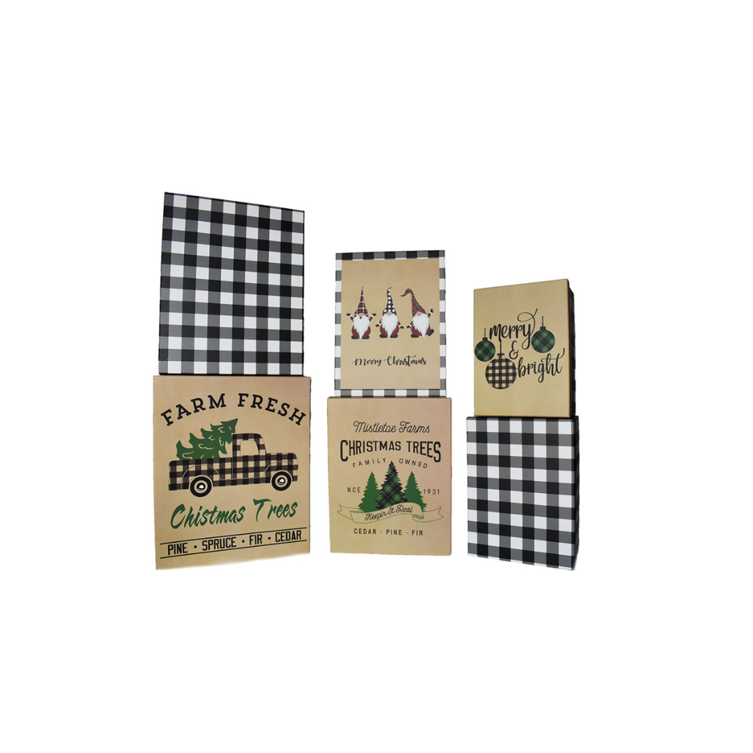 Alef Gift Box Christmas Trees 10029 | Unkel Joe's Woodshed