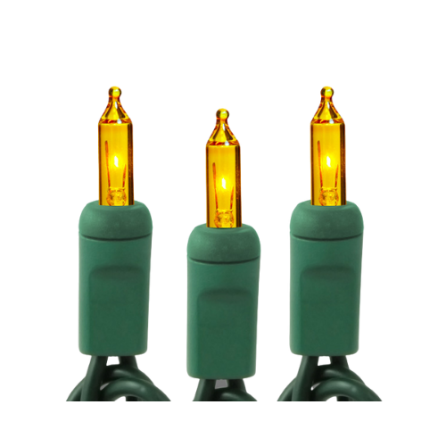 Allyson's Choice 100 Yellow Mini Light Set Green Wire | Unkel Joe's ...