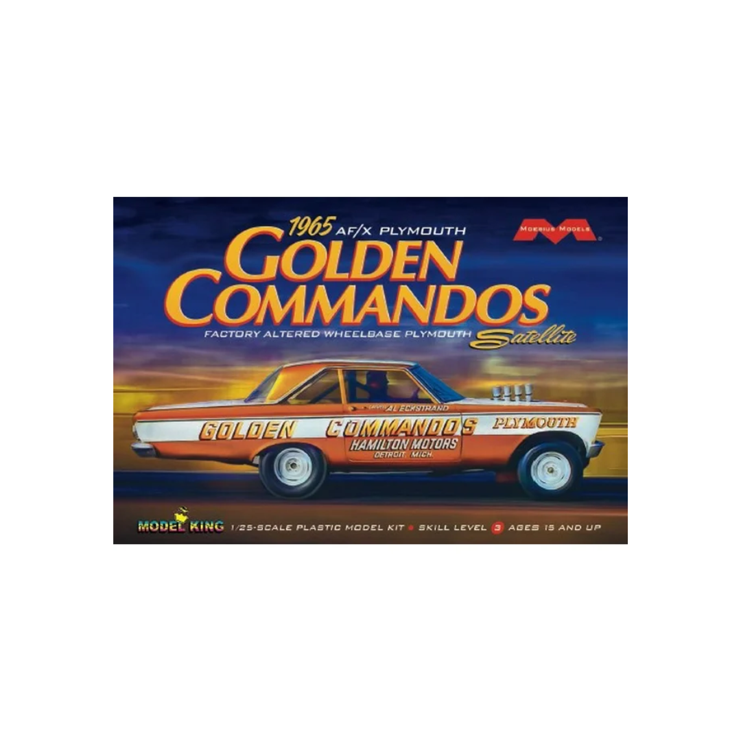 Moebius Model King 1965 Plymouth Satellite Golden Commandos | Unkel Joe ...